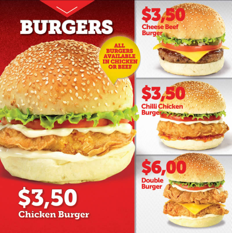 Chicken Inn Menu Zimbabwe - Chicken Inn Menu